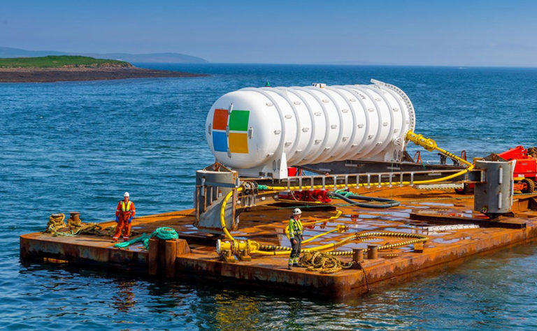 Renewables and efficiency in the underwater data center Microsoft ...
