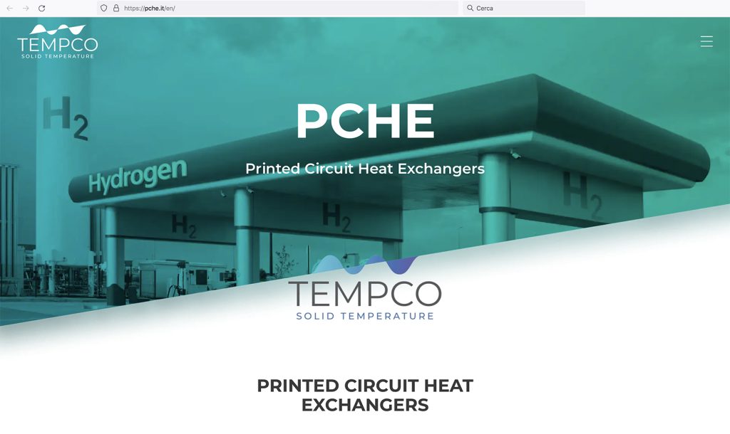 Tempco presents the new site dedicated to the innovative PCHE heat ...